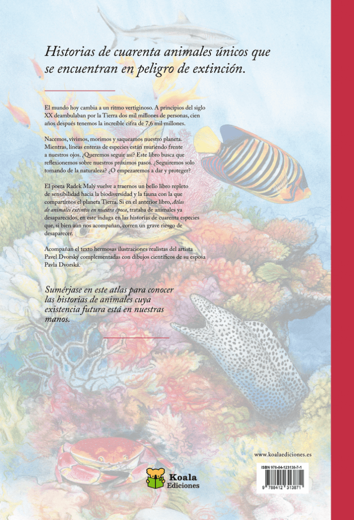 Atlas de animales en peligro de extinción - Koala Ediciones